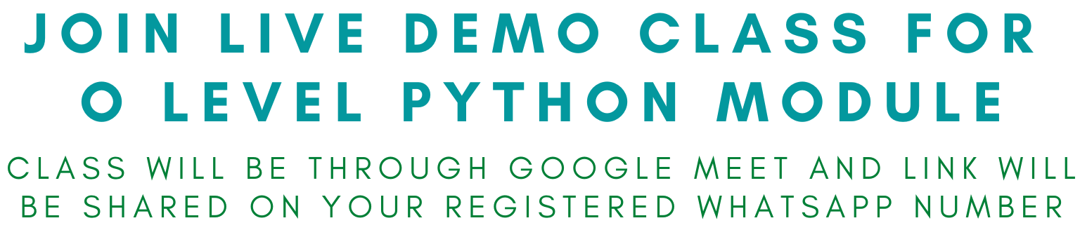 O Level Python Course Live Form Learn Programming Skills Pptechservices